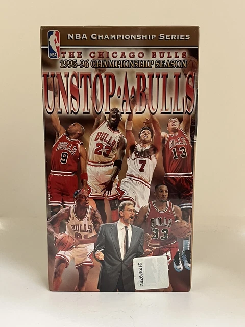 VHS CHICAGO BULLS 1995-96 NBA Championship UnstopABulls Jordan New ...