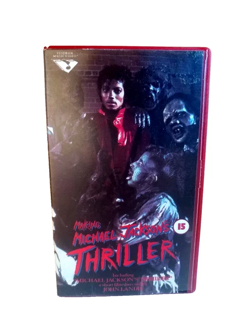 MICHAEL JACKSON THRILLER VHS Making Of Documentary Vestron Video 1983 ...
