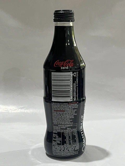 COLLECTOR COCA COLA Coke Zero 330ml Quantum of Solace 007 James Bond ...