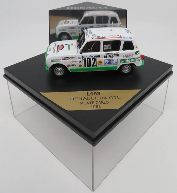 VITESSE RENAULT 4 Gtl R4 Rallye Monte Carlo 1993 #L093 1/43 In Box EUR ...