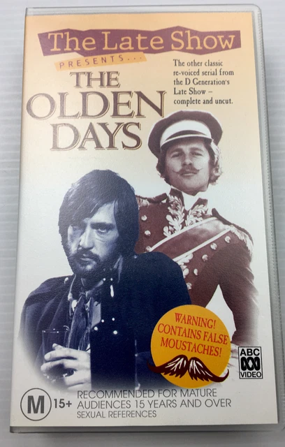 THE LATE SHOW Presents The Olden Days VHS ABC Video Cassette Tape PAL M15+ £9.18 - PicClick UK