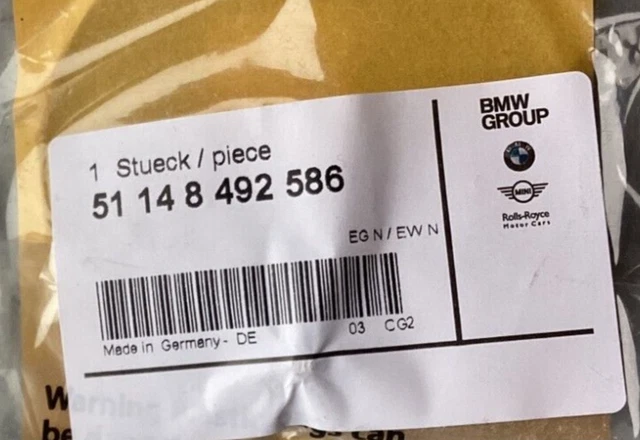 GENUINE BMW BOOT BADGE Rear Logo Emblem Series F40 2018+ XDrive ...