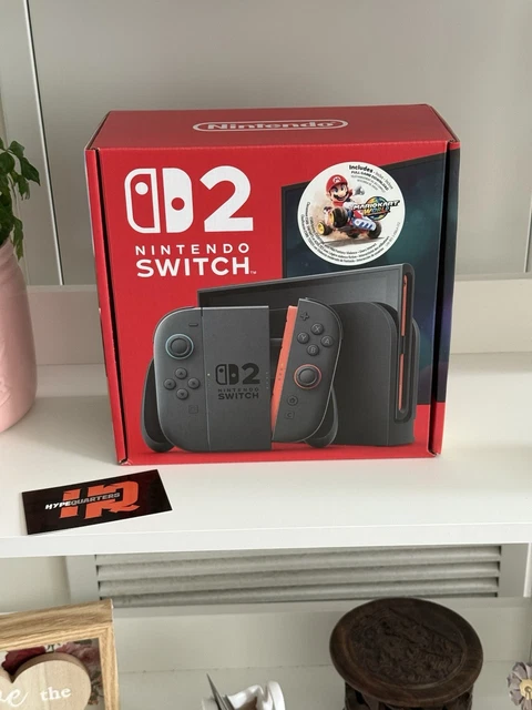 BRAND NEW NINTENDO Switch 2 Mario Kart World Console Bundle GAMESTOP ...