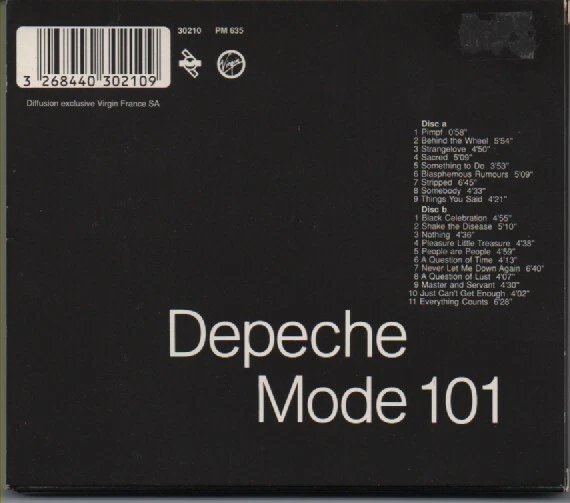 RARE DEPECHE MODE 101 Version Cartonee D'origine EUR 25,00 - PicClick FR