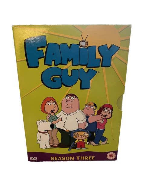 FAMILY GUY SEASON Three DVD Seth MacFarlane cert 15 3 discs EUR 11,99 ...