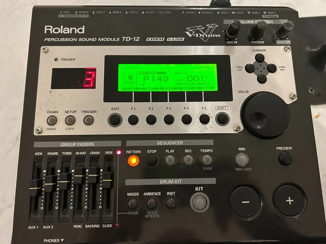 ROLAND TD 12 Electronic Drum Module £383.10 - PicClick UK