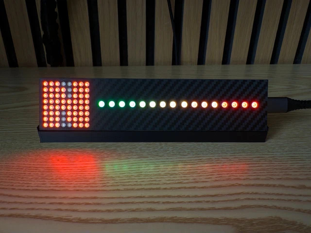 REV GAUGE + Shift Light Immersive Sim Racing LED Forza F1 USBC Simhub ...