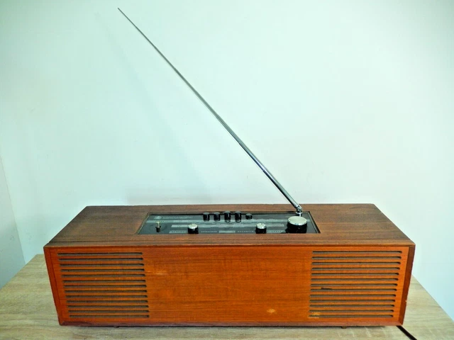 ULTRA RARE VINTAGE 1966 Dynatron Atlantis TRV15 Table Desk Top Case ...