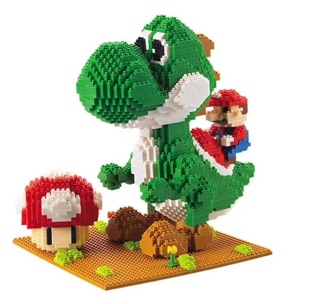 SUPER MARIO YOSHI 3D Puzzle Micro Building Blocks DIY £24.99 - PicClick UK