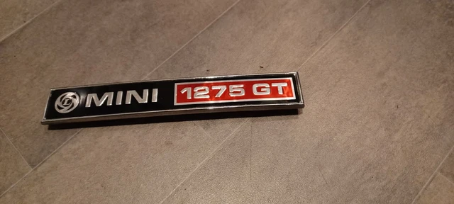 CLASSIC MINI 1275 GT Boot Badge £15.99 - PicClick UK