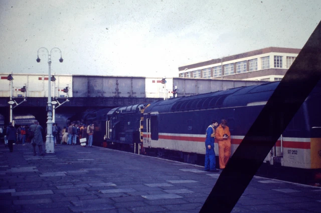35MM RAILWAY SLIDE BR BRITISH RAIL DIESEL LOCO 97252 ETHEL Original £3. ...