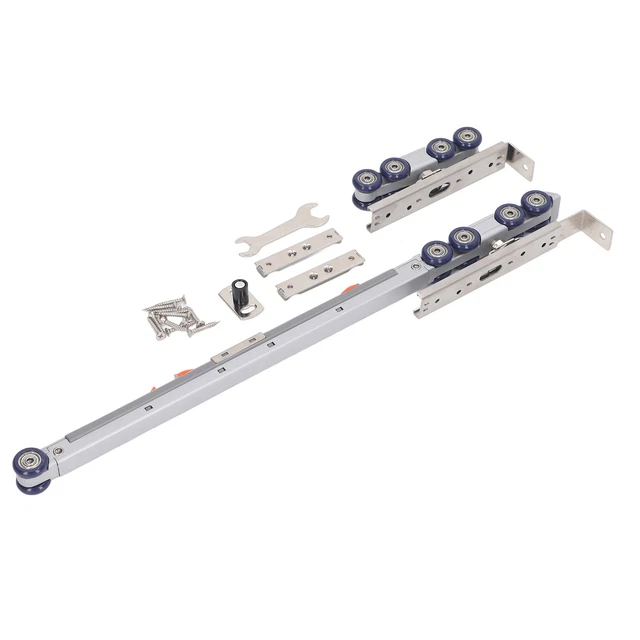 8 WHEEL TROLLEY Assembly Rollers Sliding Roller Wheel Easy To Install ...