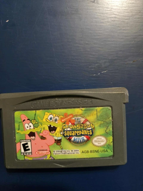 SPONGEBOB SQUAREPANTS: THE Movie Nintendo Game Boy Advance catridge ...
