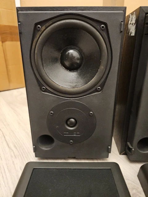 MISSION 760 2-WAY Bookshelf Speakers 20-75w 6 Ohms Tested Working Made ...