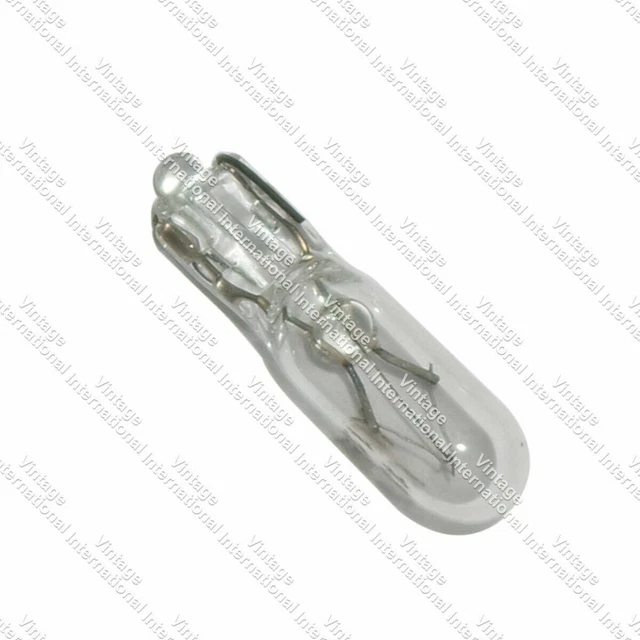 10 X CAPLESS WEDGE BULB INDICATOR DASH CAR AUTO LIGHT BULBS 12V 1.2W ...