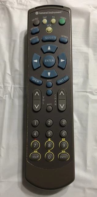 GENERAL INSTRUMENT REMOTE Control Unit Model No IRC-431 Free Shipping ...