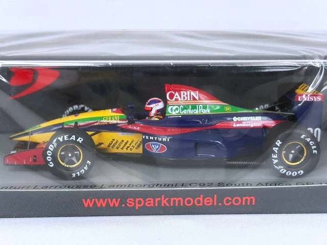 UKYO KATAYAMA VENTURI Larrous LC92 1992 South Africa GP 1/43 Spark Formula 1 £127.08 - PicClick UK