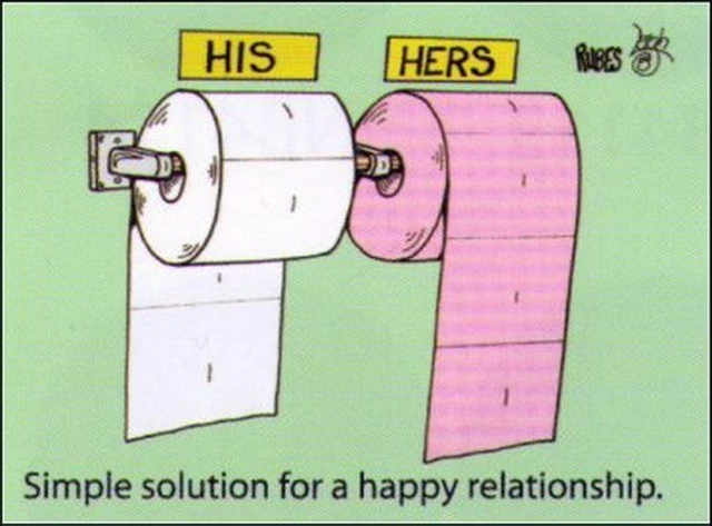 SIMPLE SOLUTION PER Una Felice Relazione Sua Lei Carta Igienica Humor ...