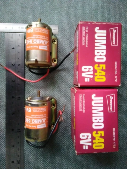 GRAUPNER JUMBO 540 6v Electric motor £5.00 - PicClick UK