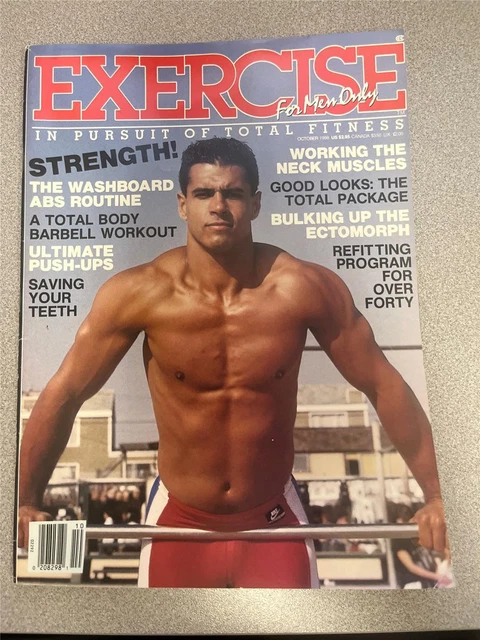 EXERCISE FOR MEN ONLY bodybuilding muscle fitness magazine 10-88 £8.03 ...