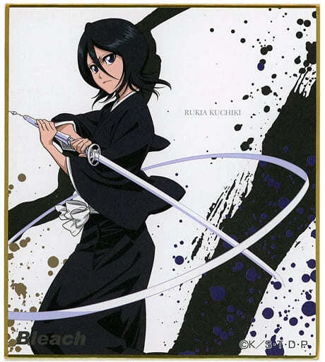 BLEACH BELLE KUCHIKI Rukia Shikishi Carte Populaire Jouet Collection ...