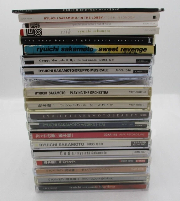 RYUICHI SAKAMOTO 19CDS Ura BTTB, silk, PLAYING THE ORCHESTRA, Gruppo ...