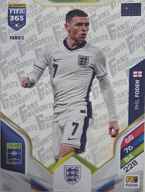 PANINI 365 2026 FAN85 Fans' Favourite Phil Foden England £0.88 ...