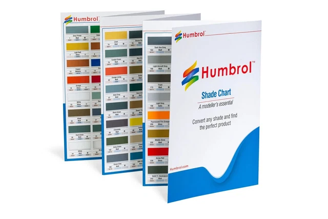 P1222 HUMBROL PAINT Shade Chart £8.99 - PicClick UK