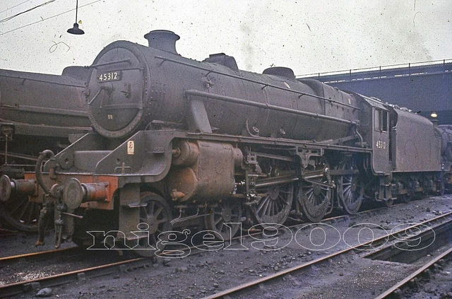 ORIGINAL AGFA 35MM Colour Slide LMS 5MT 4-6-0 45312 Wakefield 1966 ...