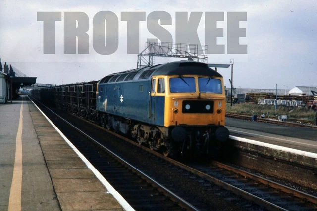 35MM SLIDE BR British Rail Diesel Loco Class 47 47109 Newark 1980 ...