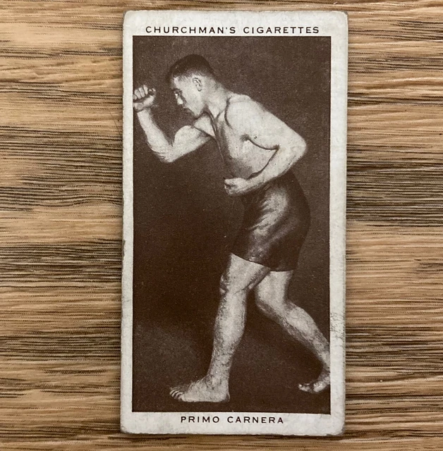 CHURCHMAN’S CIGARETTES CIGARETTE Card Boxing Personalities 7 Primo ...