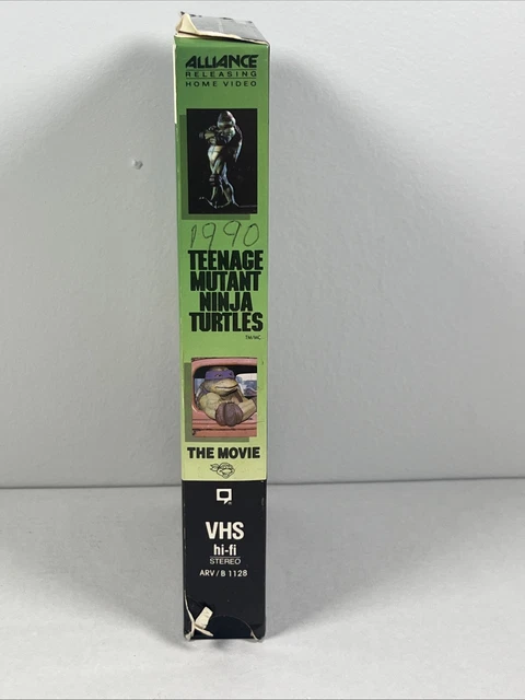 TEENAGE MUTANT NINJA Turtles The Movie VHS 1990 TMNT Tested & Works $6. ...