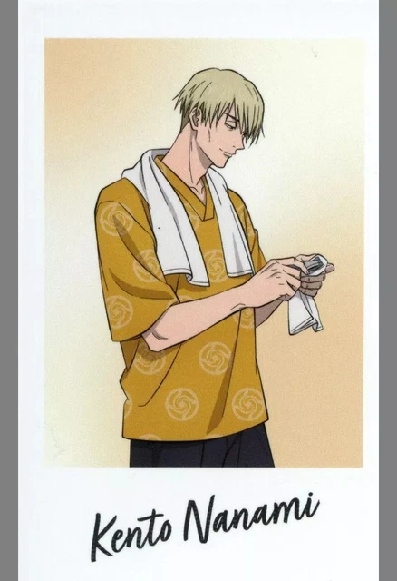 CHARACTER CARD NANAMI Kento Half Body Jujutsu Kaisen Gokurakuyu Raku ...