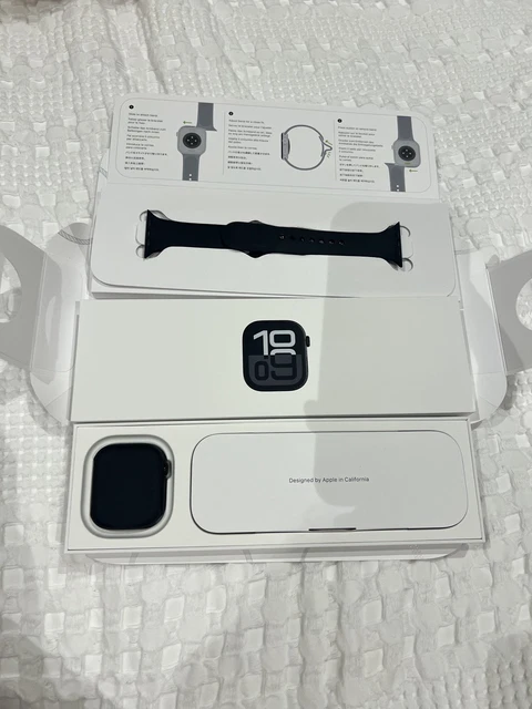 APPLE WATCH SERIES 10 46mm Jet Black Aluminium mint £220.00 - PicClick UK