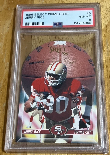 1996 SELECT PRIME Cuts Jerry Rice #5/1996 PSA 8 Neuf-Mt EUR 33,12 ...