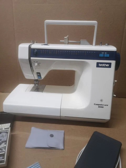 BROTHER COMPUTER SEW 1000 Electric Sewing Machine Vintage £99.99 ...
