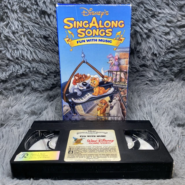 DISNEYS SING ALONG Songs - Fun With Music VHS Tape 1993 Volume 5 Kids Show Film £27.82 - PicClick UK