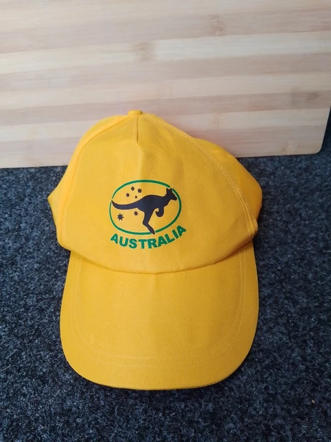 AUSTRALIA CAP HAT Kangaroo Brim 100% Cotton MENS , WOMENS , Snapback As ...