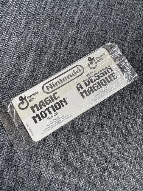 NINTENDO MAGIC MOTION Lenticular Ruler - General Mills Cereal Super ...