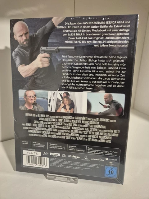 MECHANIC: RESURRECTION BLU-RAY Mediabook NEU OVP EUR 24,90 - PicClick DE