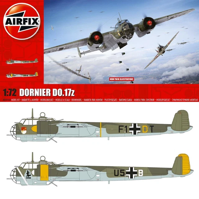 KIT MODÈLE D'AVION Airfix A05010A Dornier Do.17z 1:72 EUR 33,92 ...