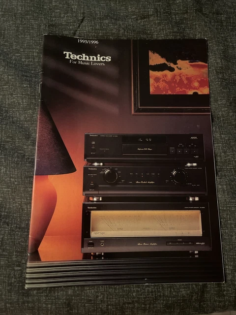 TECHNICS 1995 / 96 Brochure 31 Pages Hi-Fi Component Systems Portable ...