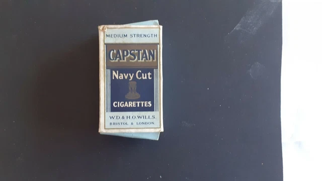 VINTAGE CAPSTAN NAVY Cut tobacco packet £3.00 - PicClick UK