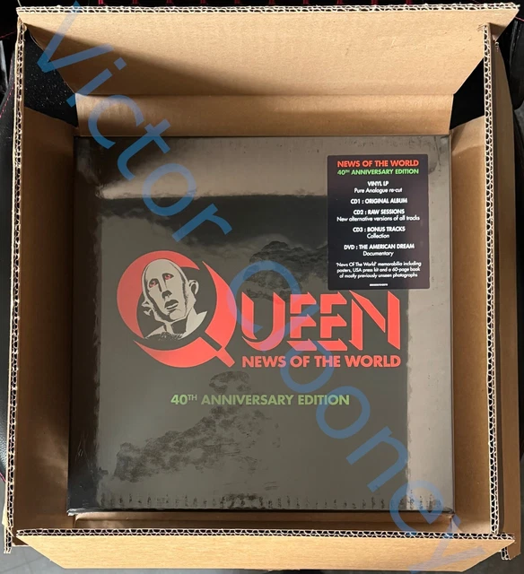 QUEEN NEWS OF The World / 40TH ANNIVERSARY EDITION 3-CD+DVD+LP Deluxe ...