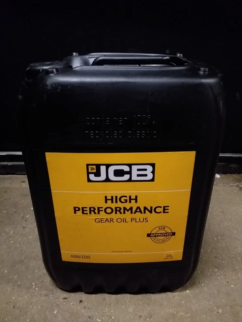 JCB GEAR OIL plus axle oil Telehandler 3CX etc 20L new sealed £48.50 ...