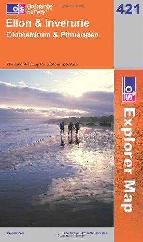 ELLON AND INVERURIE (OS Explorer Map Series): Sheet 421 £5.00 - PicClick UK