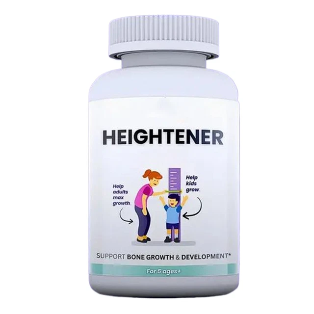 HEIGHTENER NATURAL HEIGHT Growth Supplement for Kids Improve Bone ...