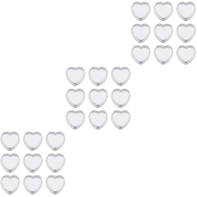 3 PACK SMALL Storage Jars with Lids Empty Creams Container Containers ...