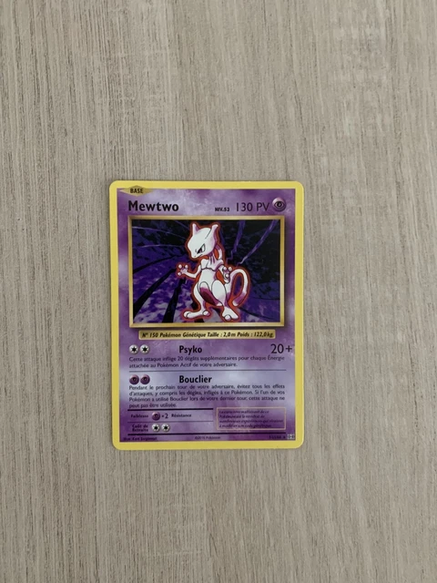 CARTE POKEMON MEWTWO niv.53 130 PV 51/108 de 2016 EUR 50,00 - PicClick FR