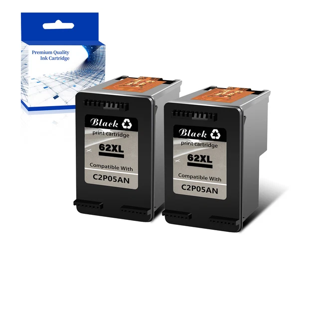 Hp Envy 62XL Ink Cartridges Black And Color Replacement For HP Ink ...